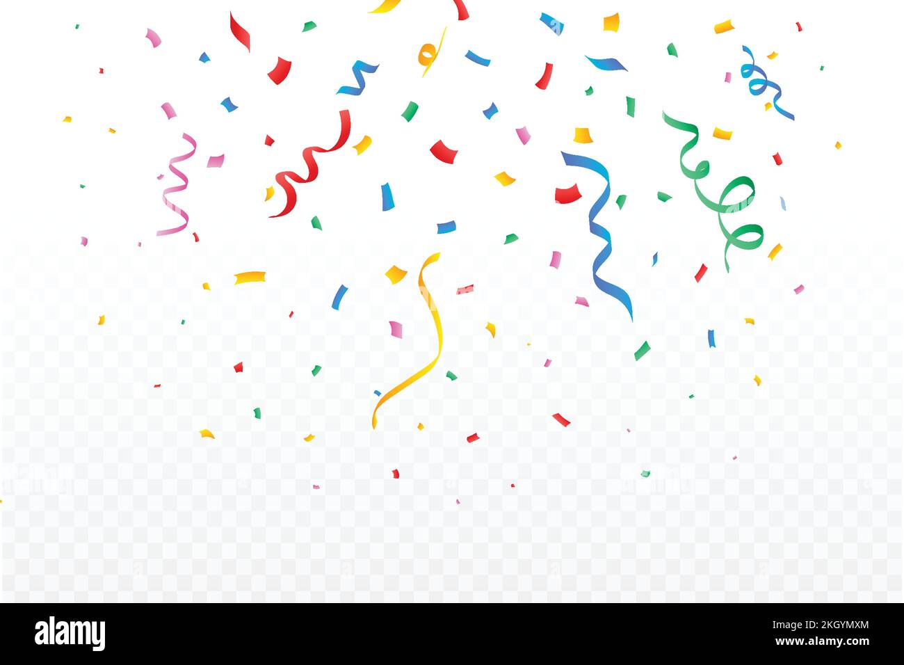 Confetti illustration for the festival background. Colorful party ...