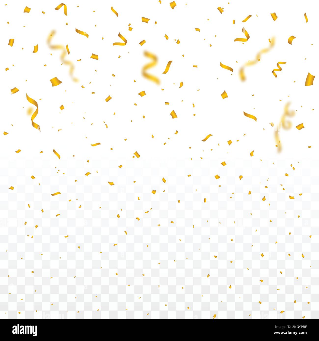 Confetti vector illustration for festival background. Simple tin foil confetti falling ...