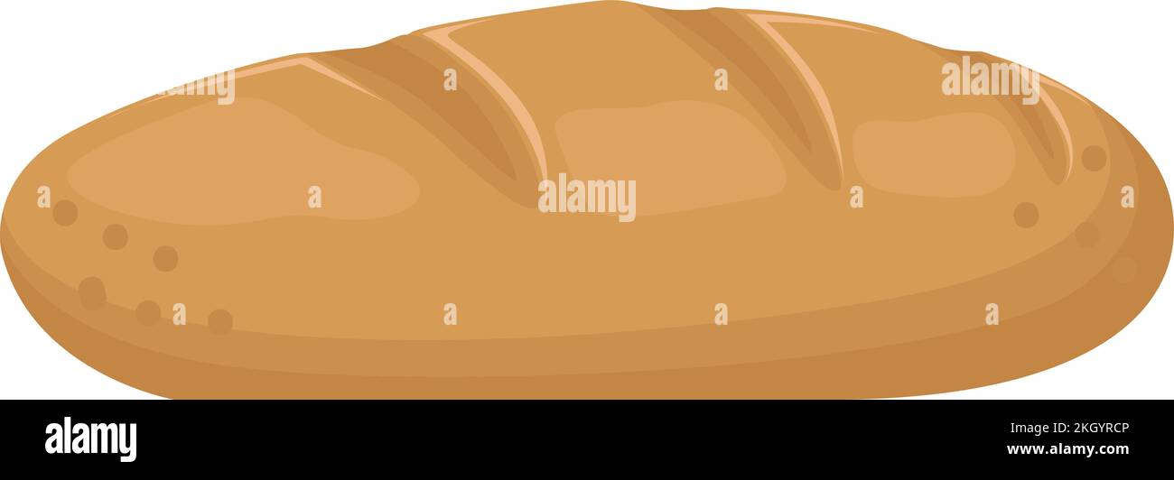 Brioche icon. Cartoon bakery product. Bread loaf Stock Vector Image ...