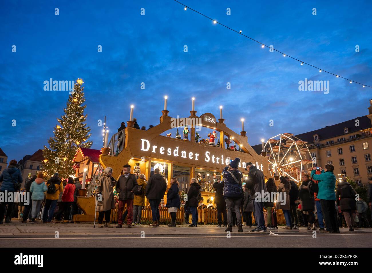 Dresden, Germany. 23rd Nov, 2022. The entrance area to the ...