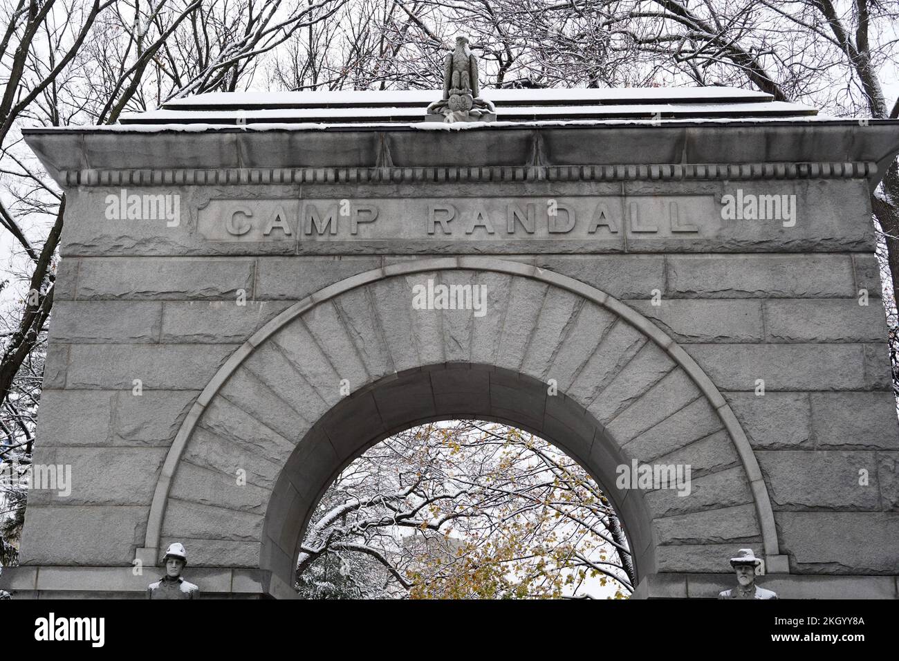 An archway at Camp Randall Stadium, Wednesday, Nov. 22, 2022, in ...