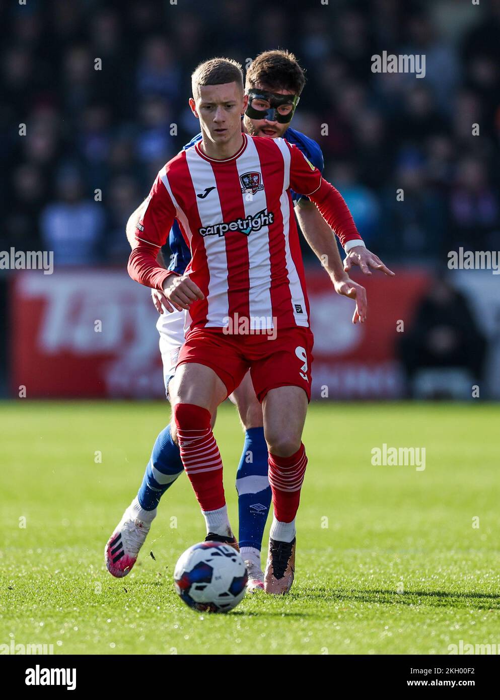 Exeter City’s Jay Stansfield in action during the Sky Bet League One ...