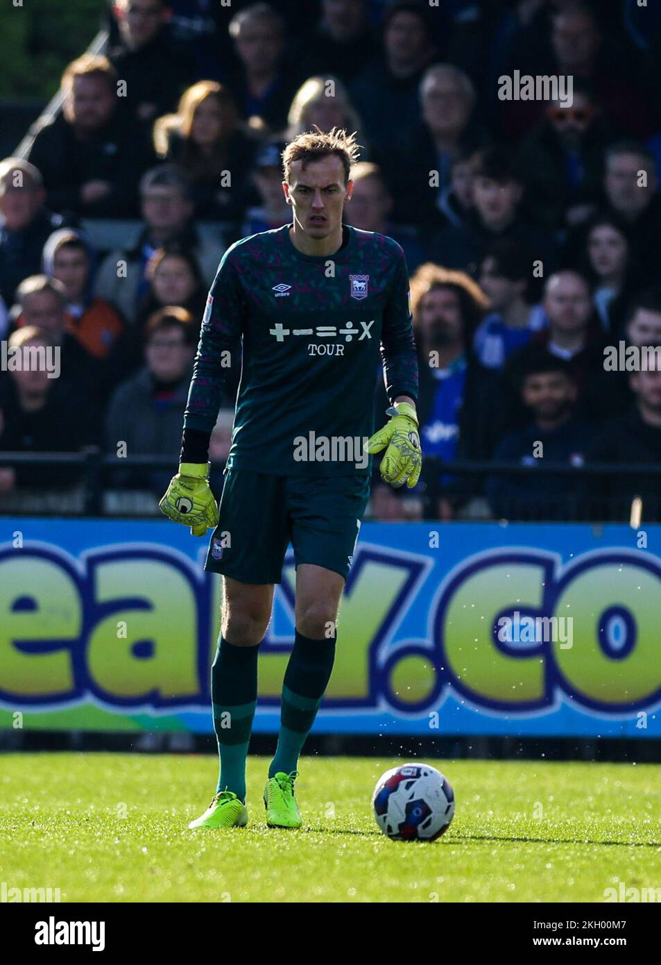 Ipswich Town’s Christian Walton in action during the Sky Bet League One ...