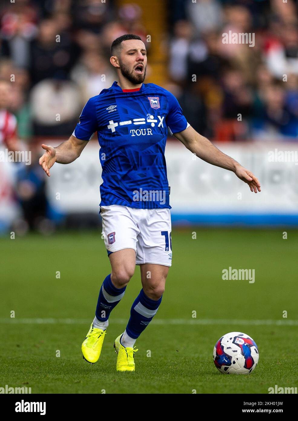 Ipswich Town’s Conor Chaplin in action during the Sky Bet League One ...