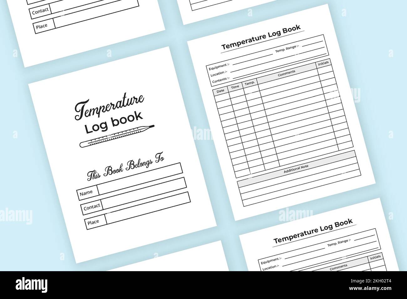 Temperature tracker KDP interior journal. Patient body heat tracker and ...