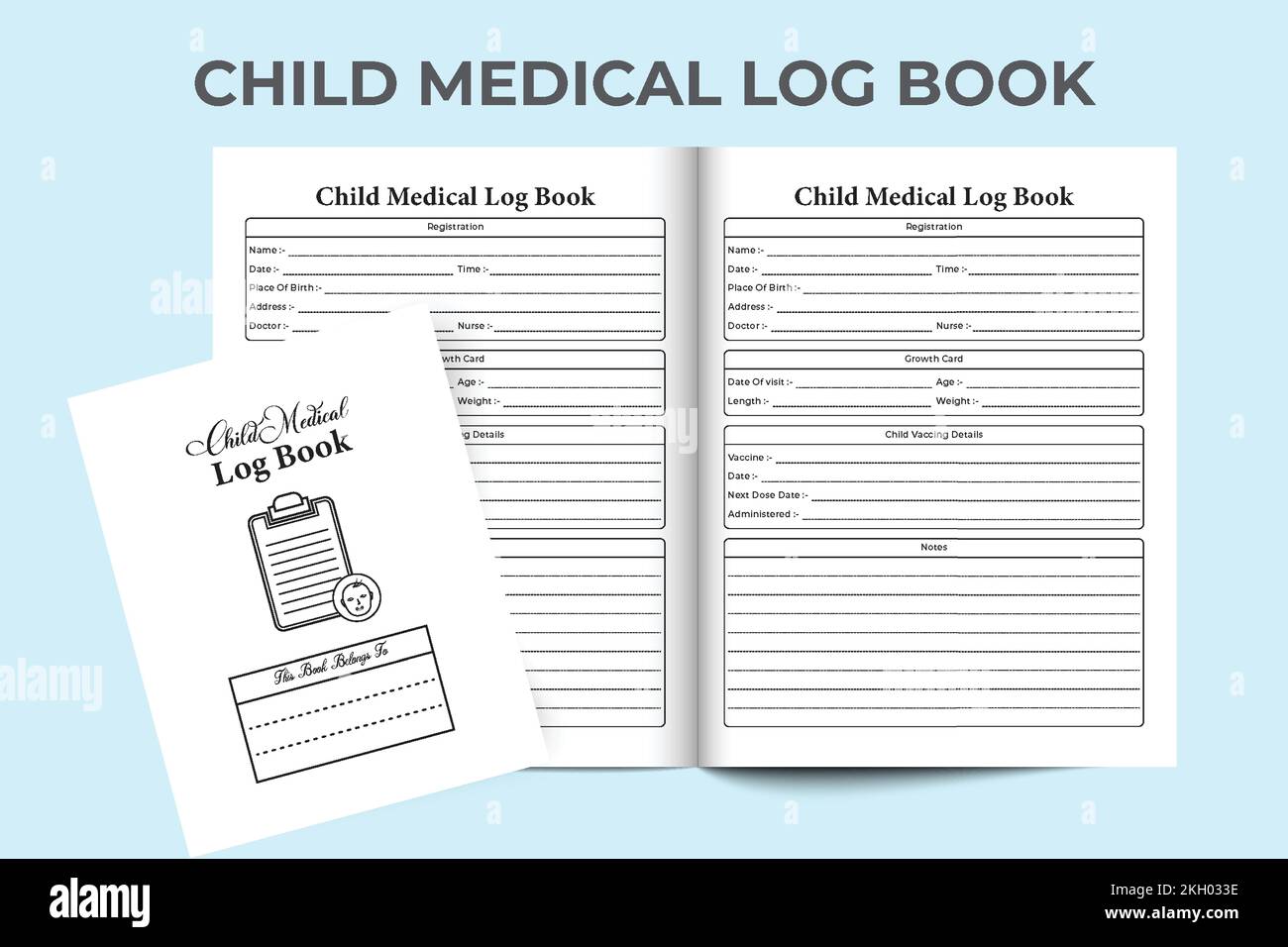 Medical log book hi-res stock photography and images - Alamy