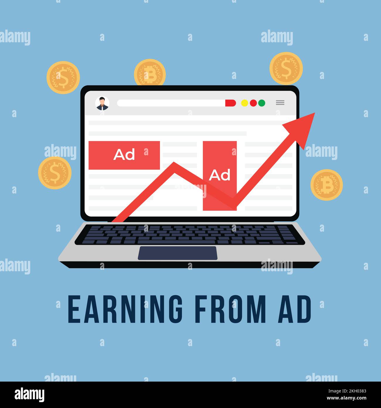 Earning from advertisements hi-res stock photography and images - Alamy