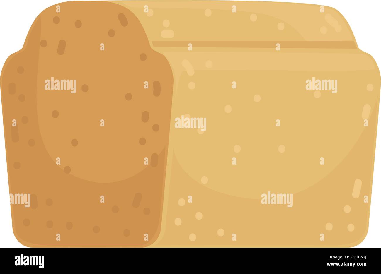 Simple loaf bread illustration Stock Vector Images - Alamy