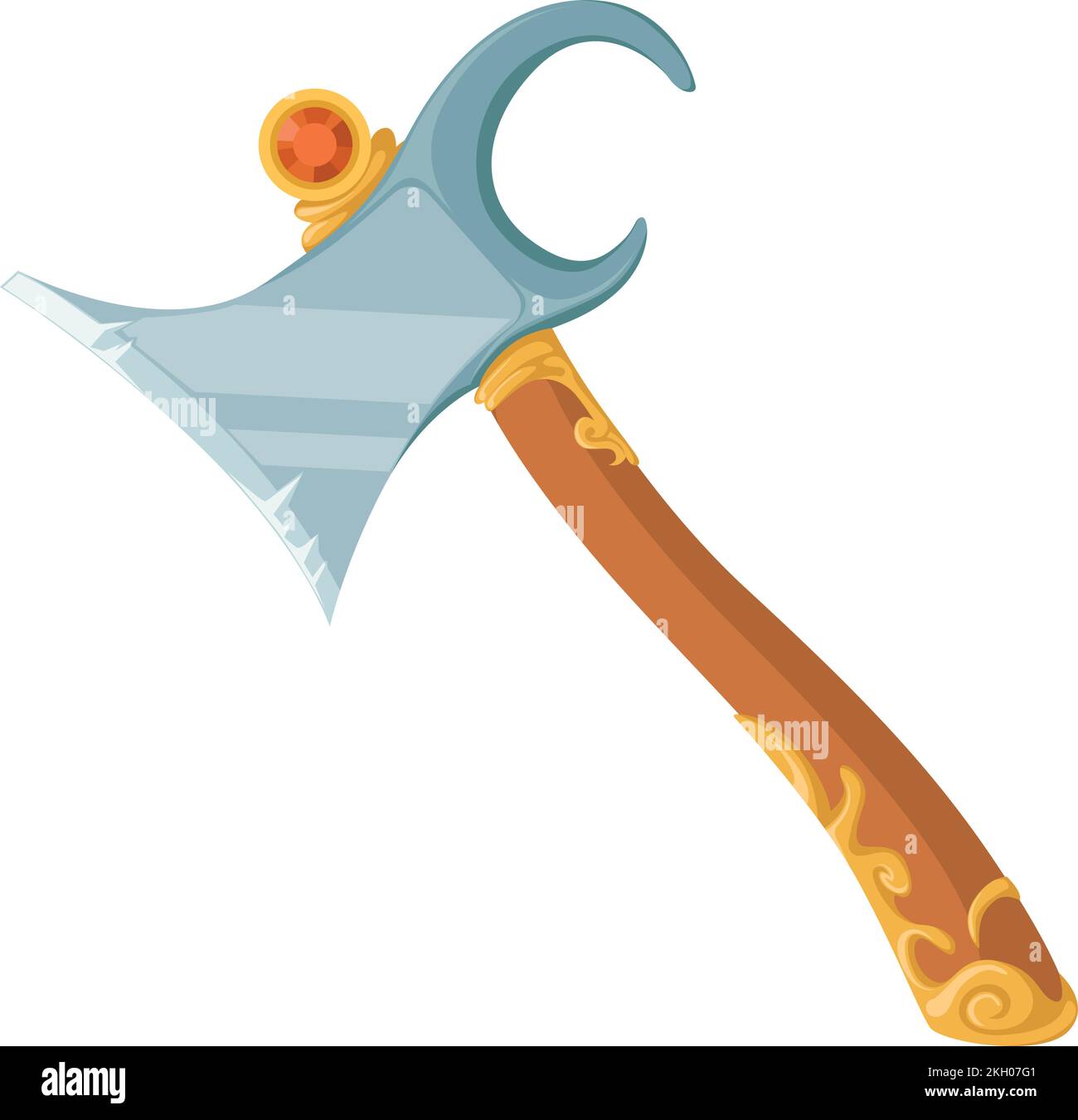 Cartoon axe icon. Fantasy weapon. Medieval game symbol Stock Vector Image & Art - Alamy
