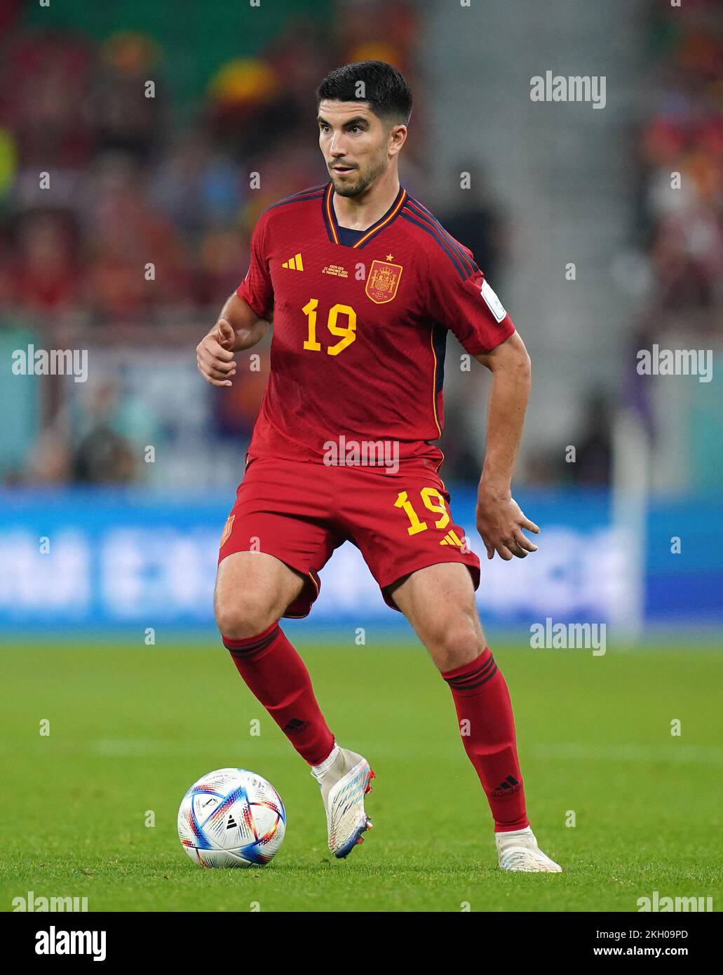 Spain's Carlos Soler during the FIFA World Cup Group E match at the Al ...