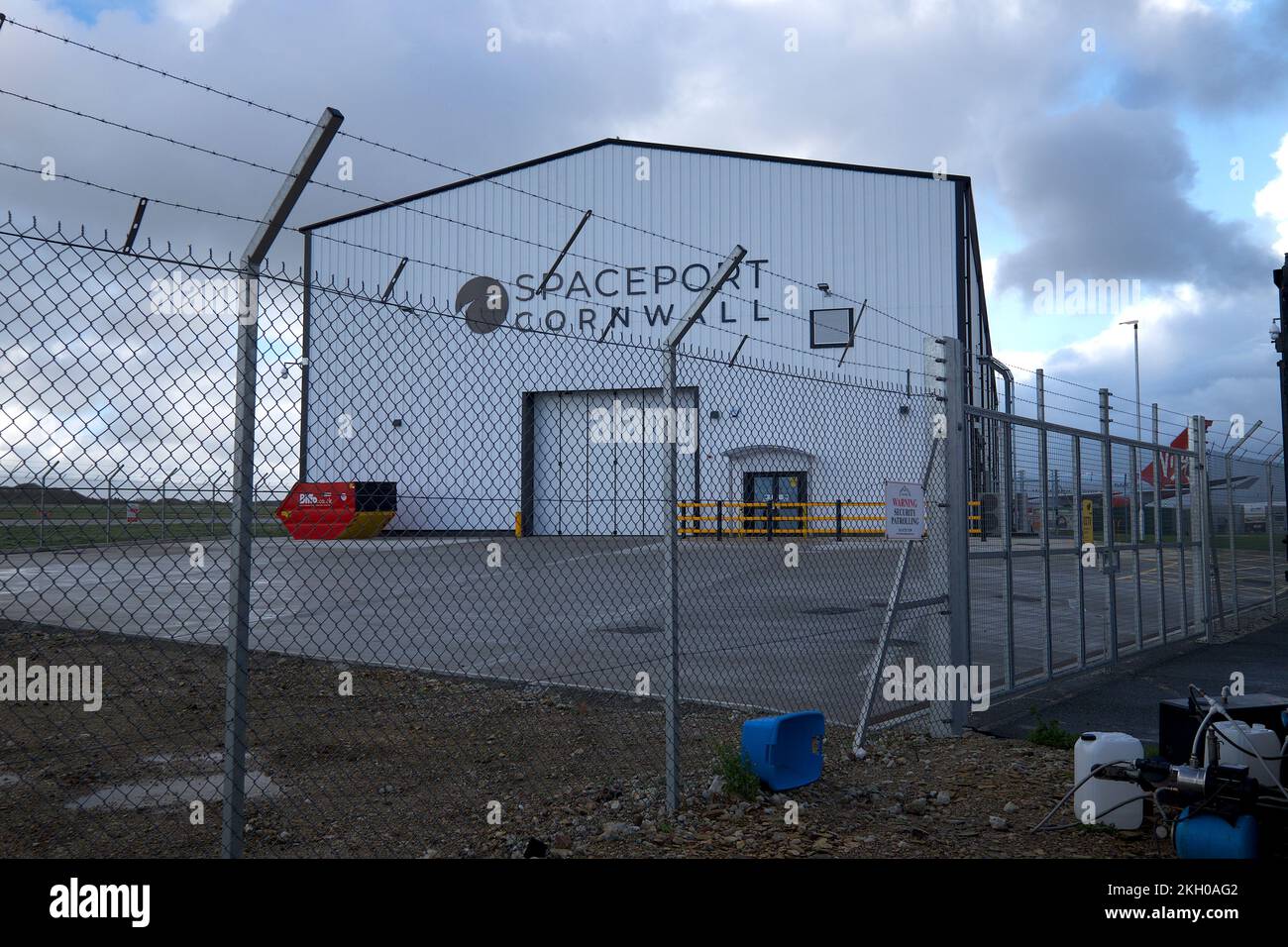 Newquay Cornwall UK 11 22 2022 RAF St Mawgan Spaceport Virgin Orbit ...