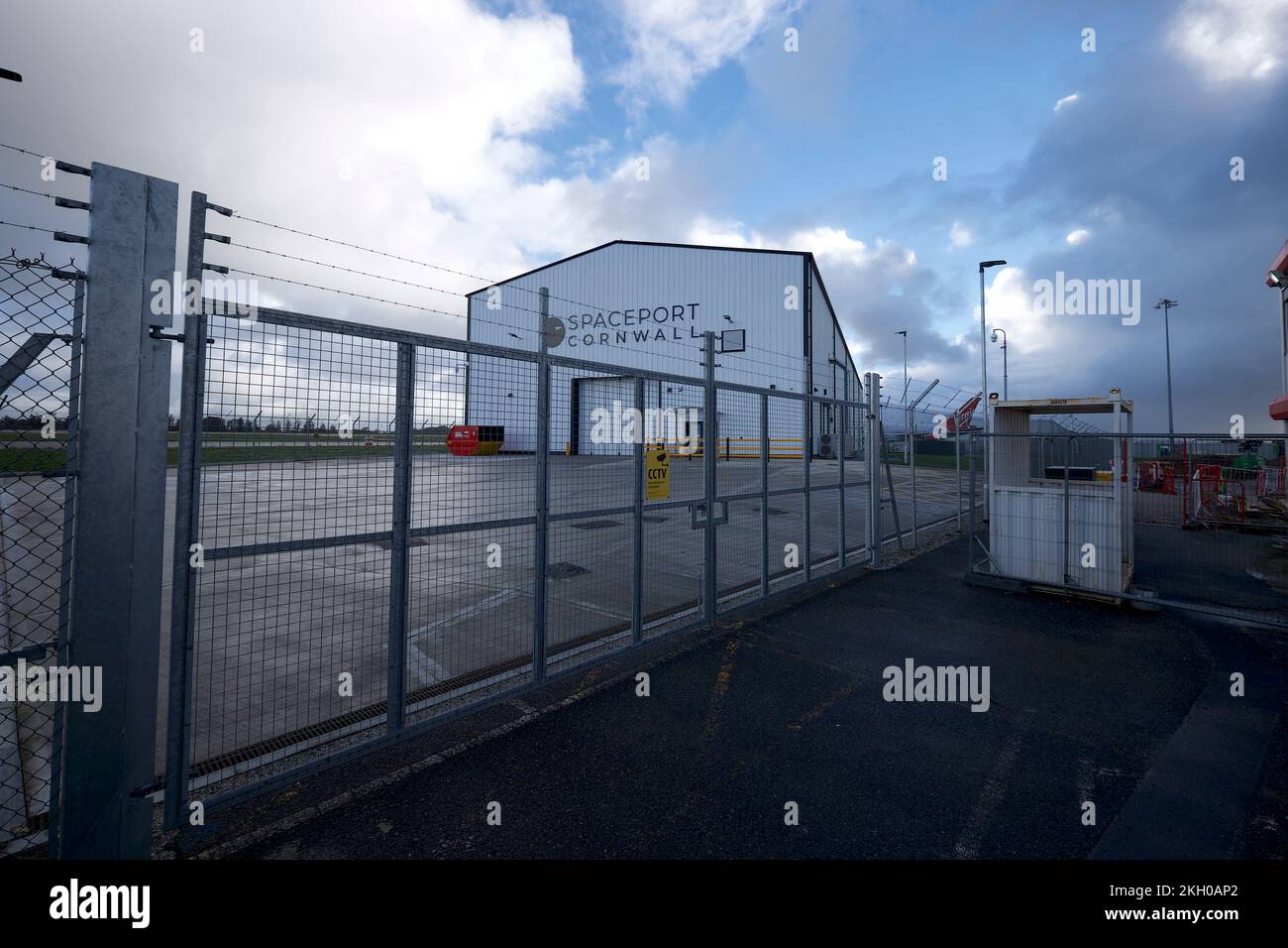 Newquay Cornwall UK 11 22 2022 RAF St Mawgan Spaceport Virgin Orbit ...