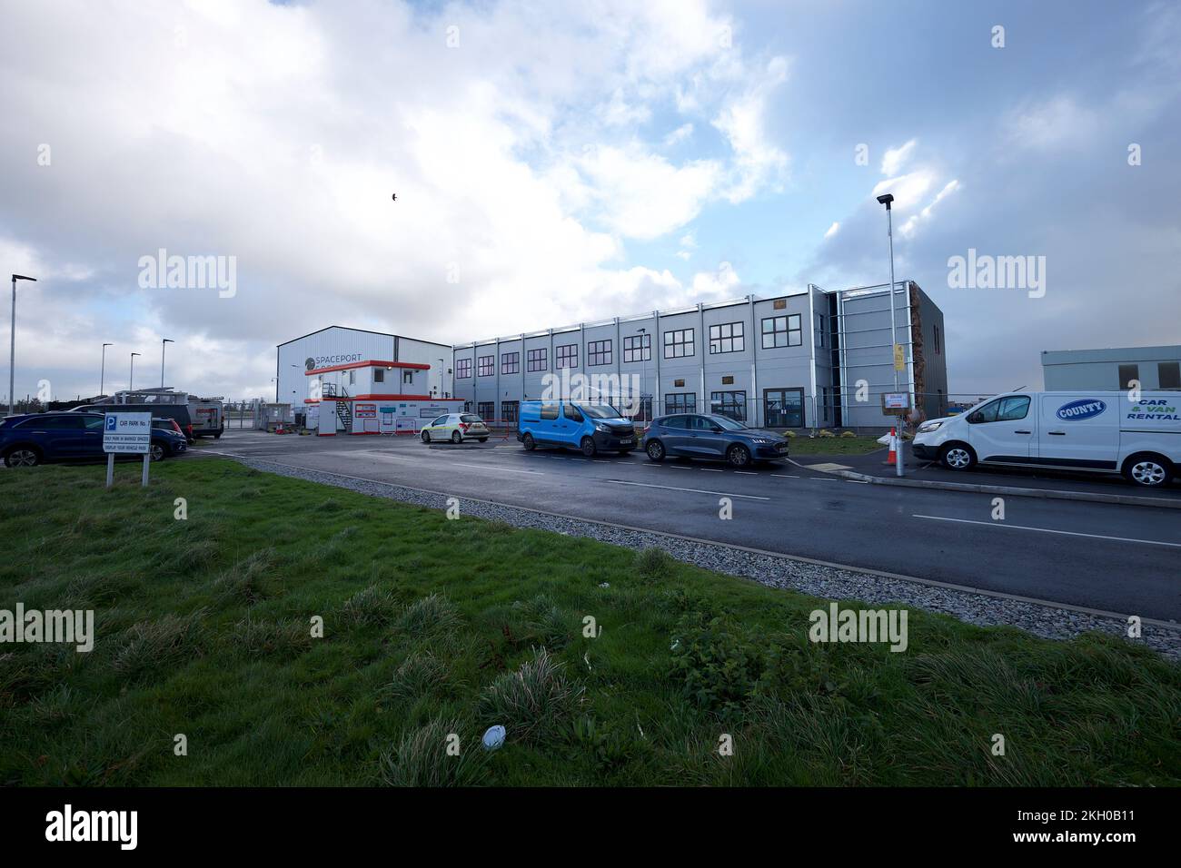 Newquay Cornwall UK 11 22 2022 RAF St Mawgan Spaceport Virgin Orbit ...