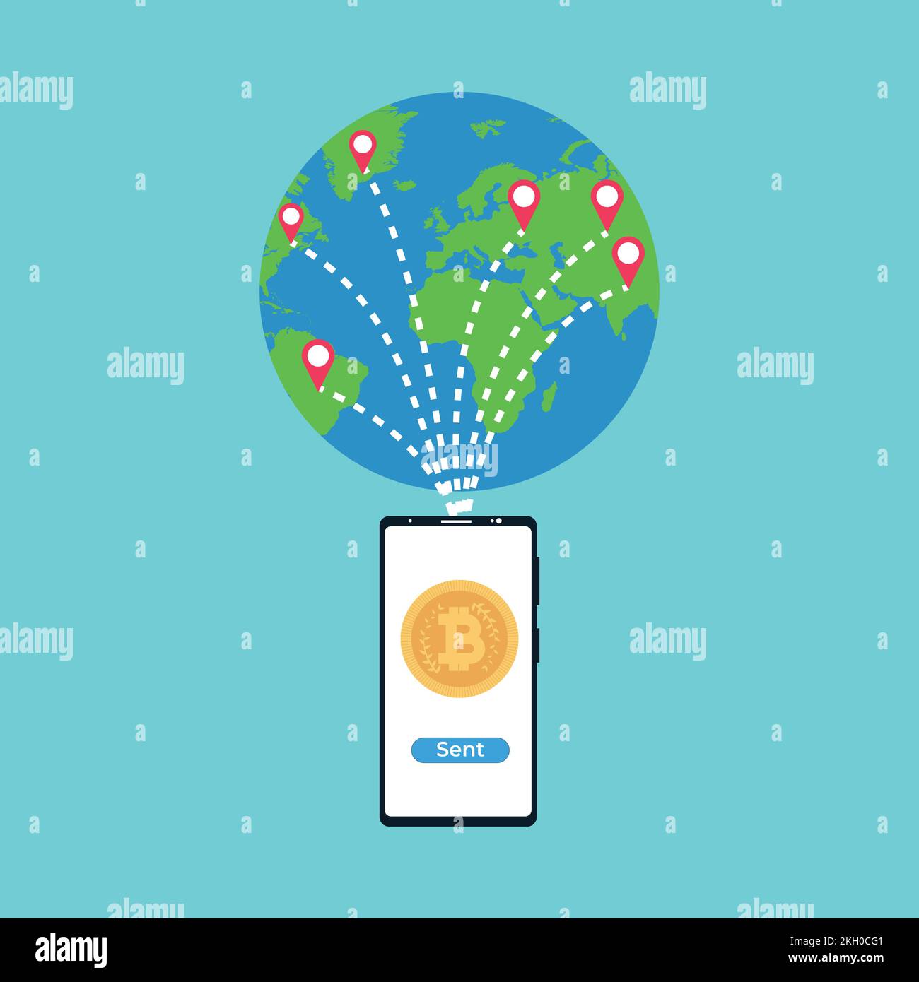 Digital map points hi-res stock photography and images - Alamy