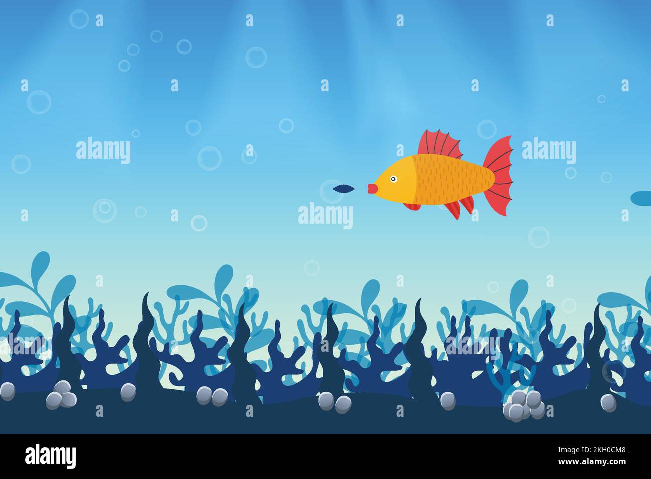 Rock fish trap Stock Vector Images - Alamy