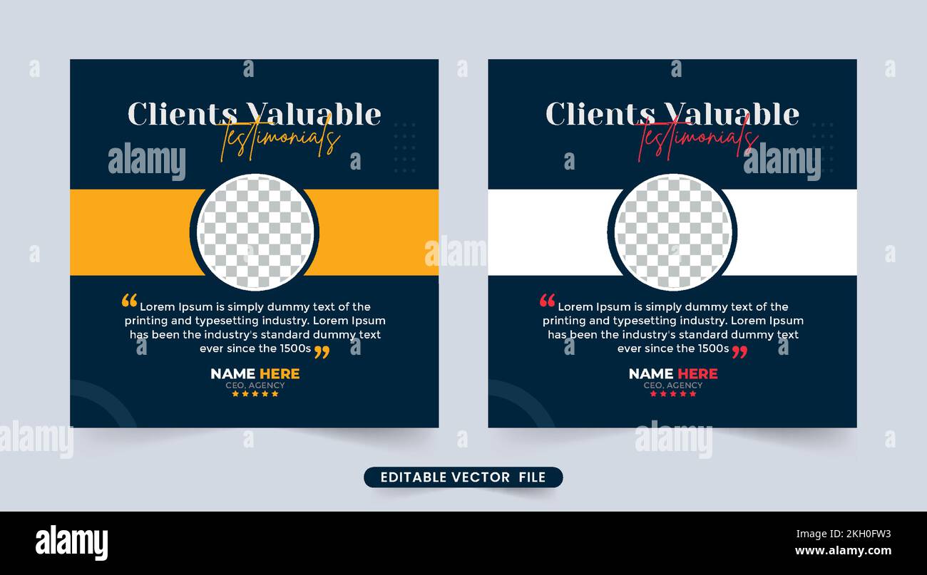 Customer feedback review or testimonial layout section vector. Customer ... Customer feedback review or testimonial layout section vector. Customer ...