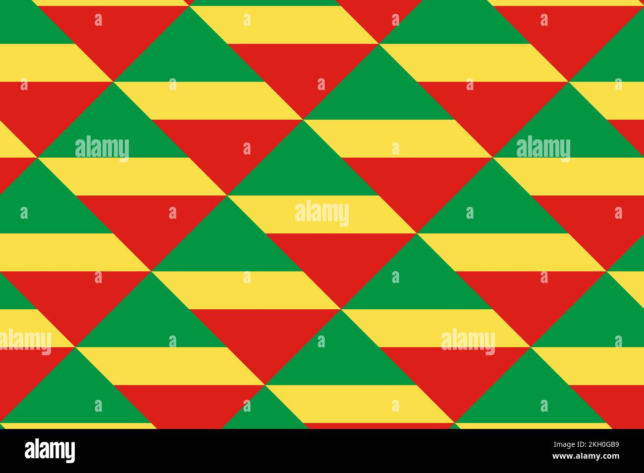 Geometric pattern in the colors of the national flag of Republic of the ...
