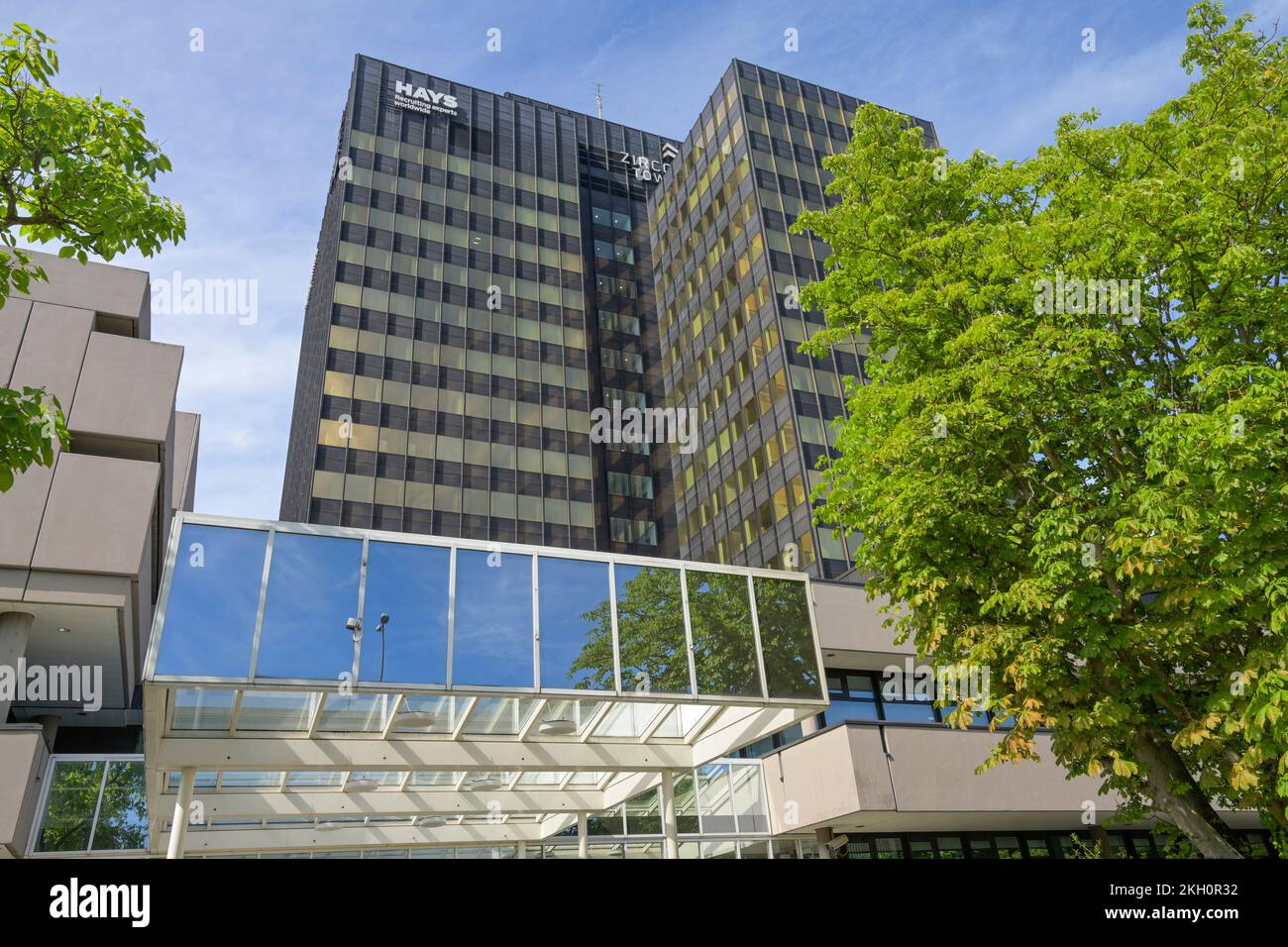Zircon-Tower, Gustav-Stresemann-Ring, Wiesbaden, Hessen, Deutschland ...