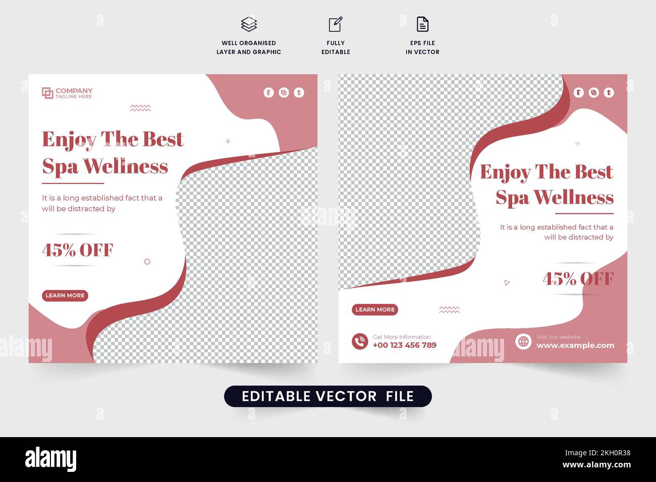 Body Massage And Beauty Treatment Template Design With Photo