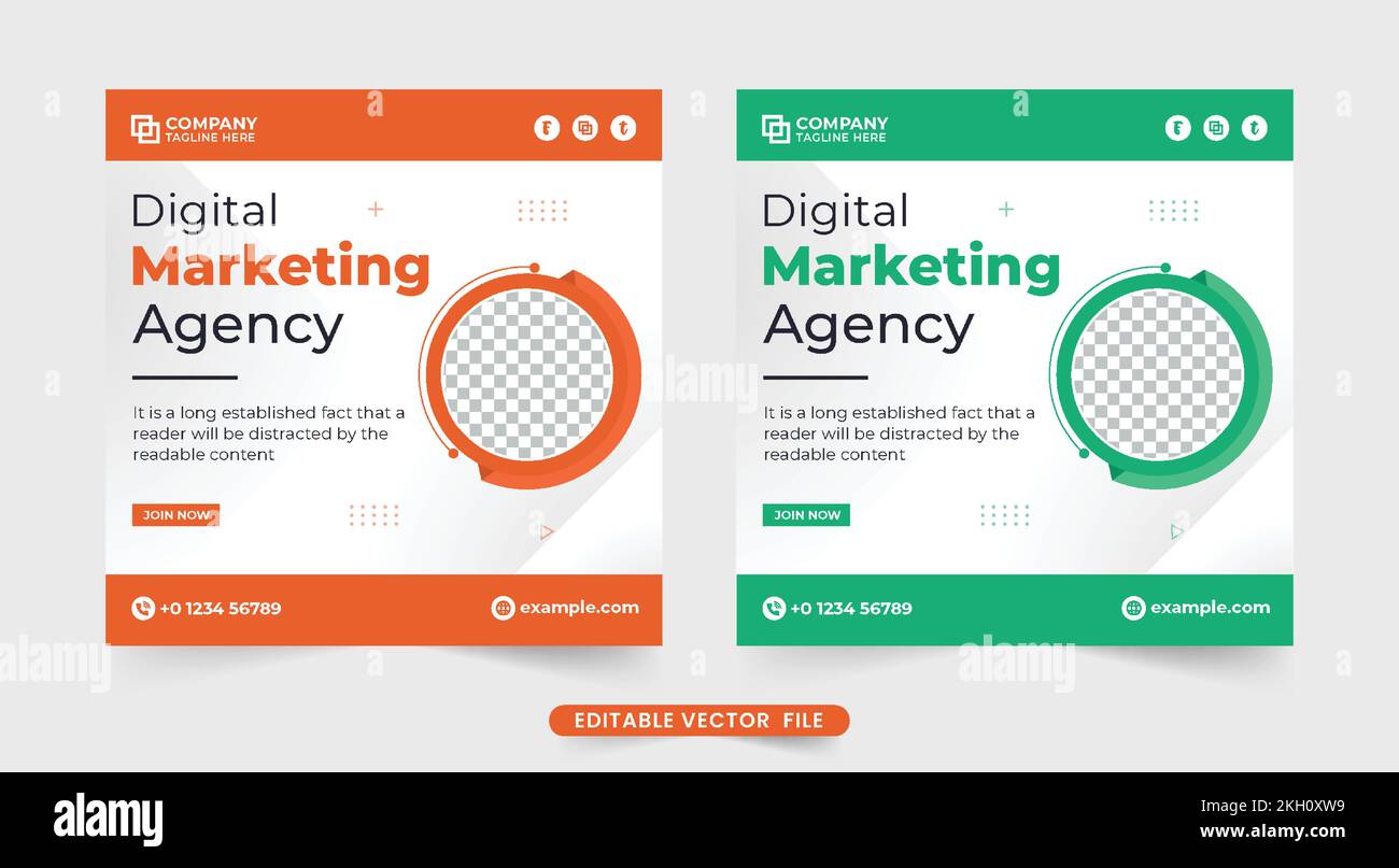 Creative business promotional web banner vector with a photo ...