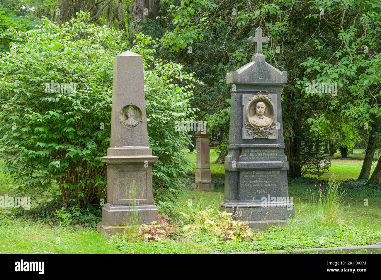 Freizeitgelände Alter Friedhof, Wiesbaden, Hessen, Deutschland Stock ...