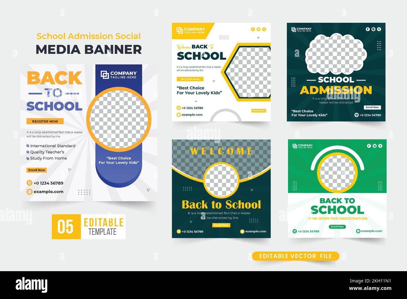 Course registration Stock Vector Images - Alamy