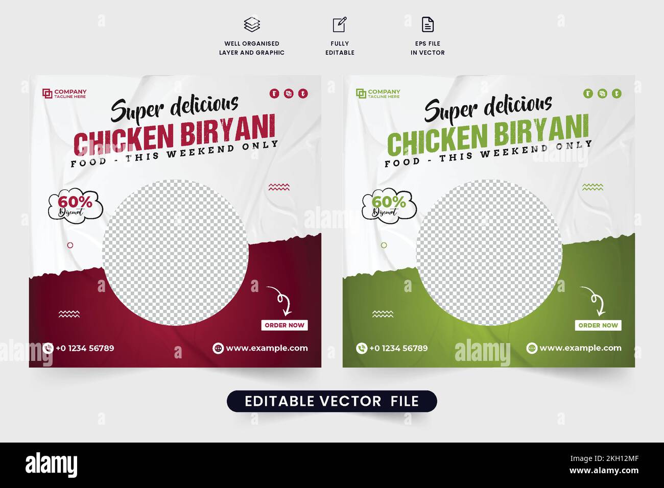 Restaurant social media post vector for business promotion. Restaurant ...
