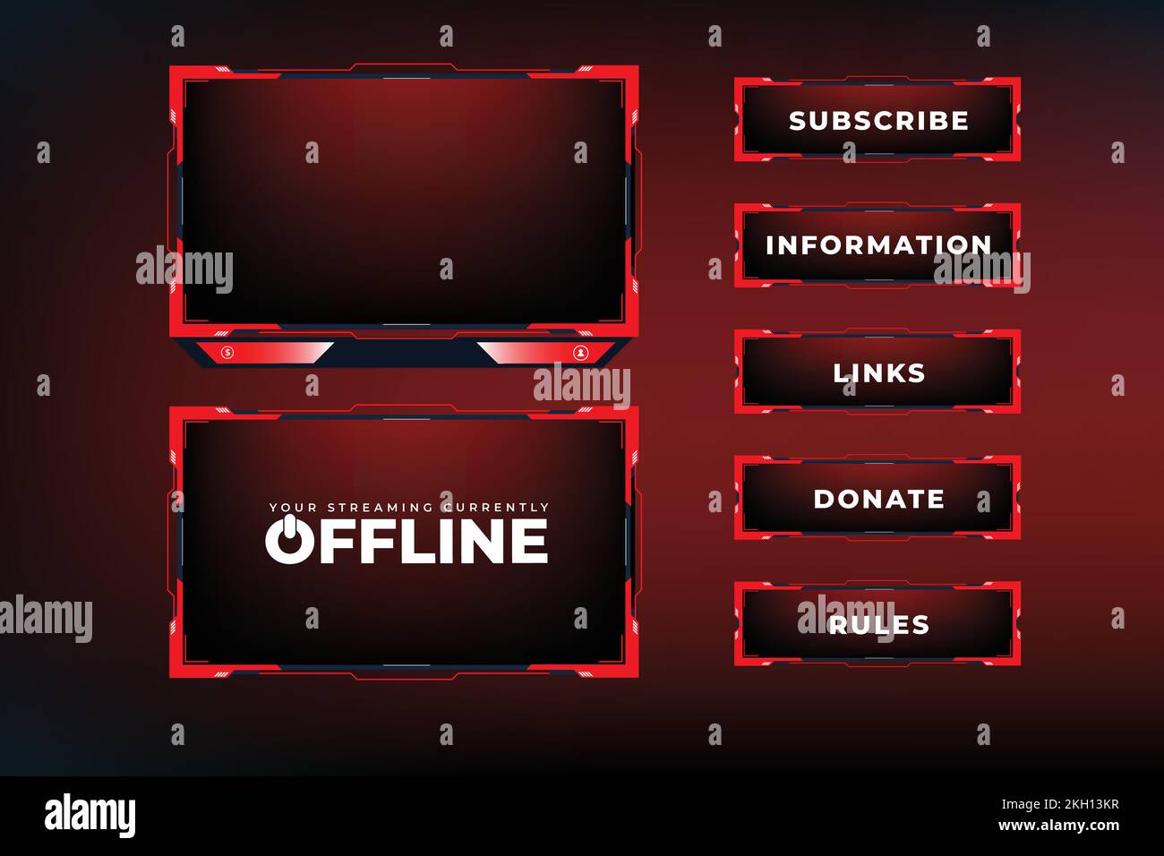 Video subscribe overlay hi-res stock photography and images - Alamy