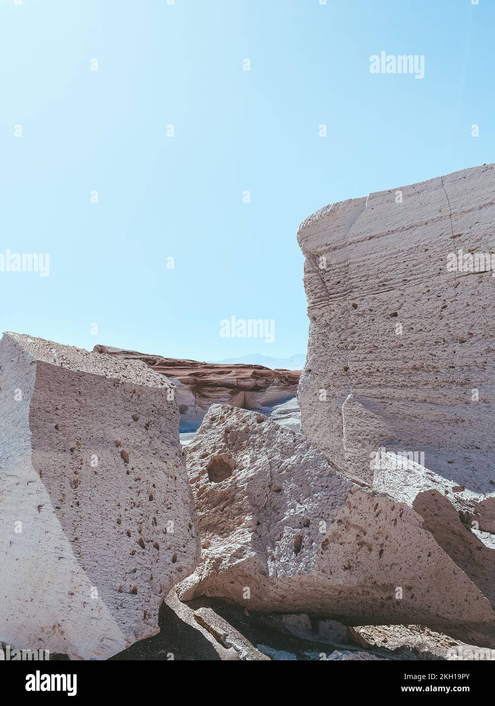 área natural protegida campo de piedra pomez hi-res stock photography ...