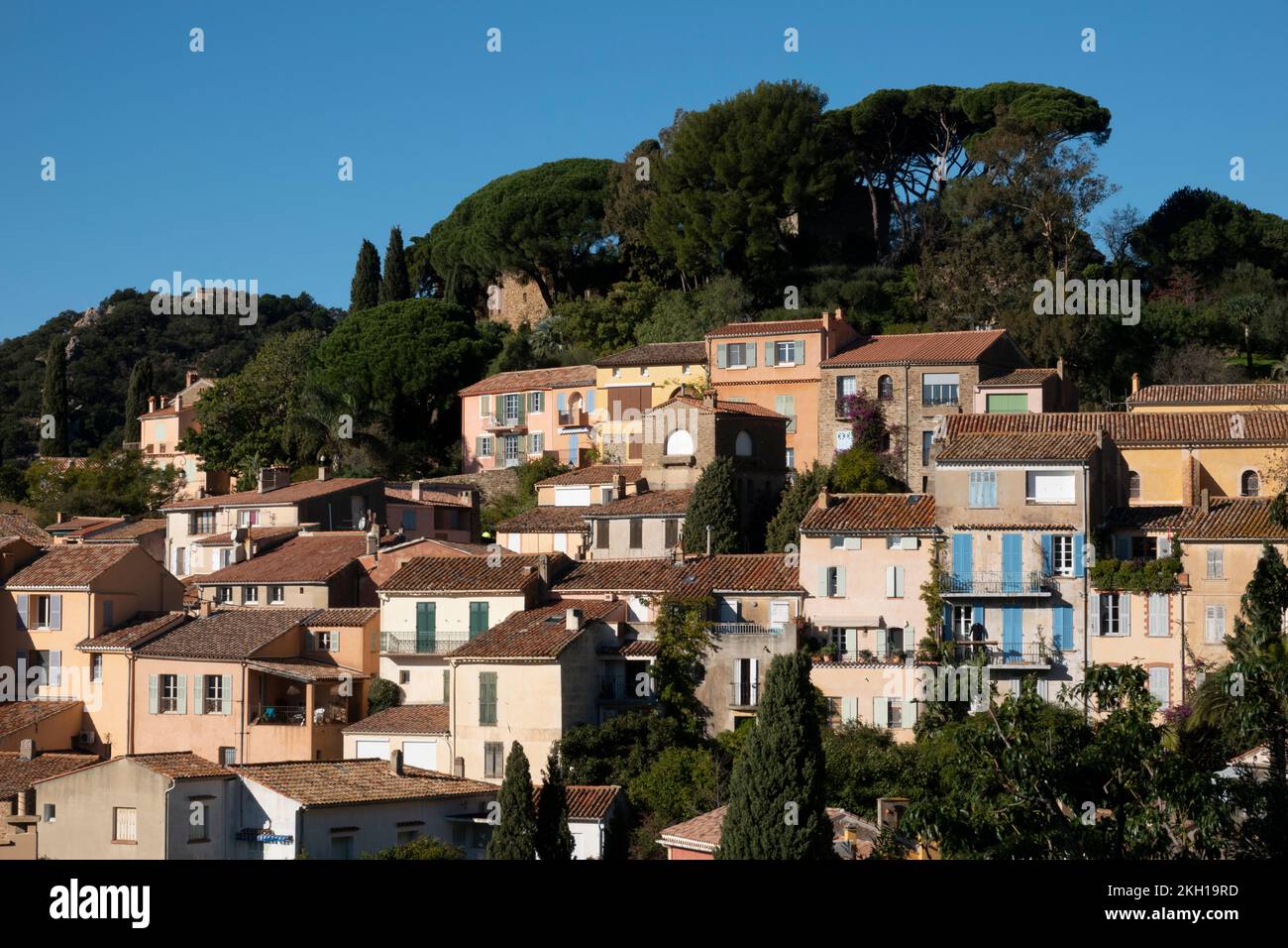 Bormes les Mimosas, charming village in the south of France Stock Photo - Alamy