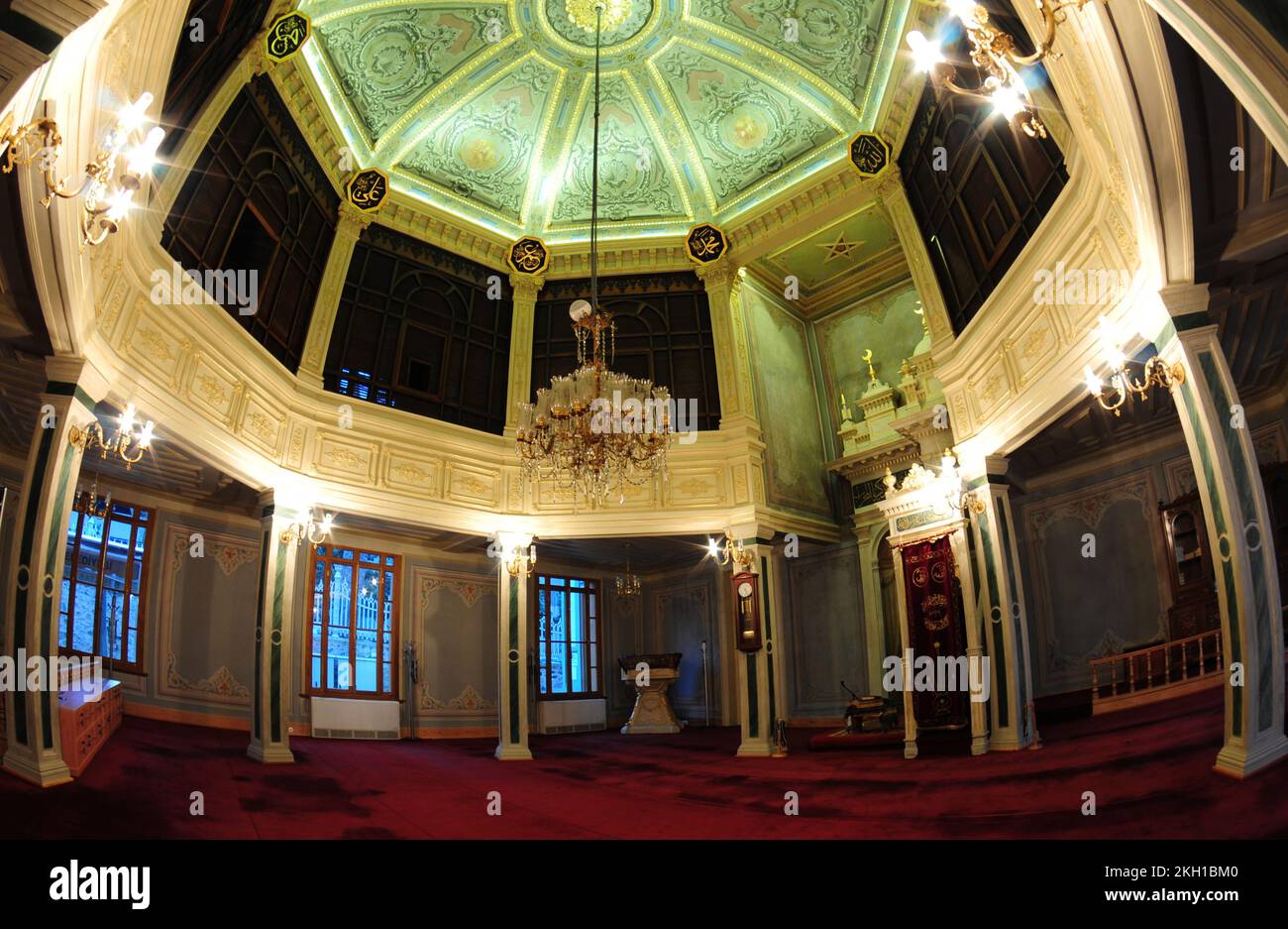 Located in Istanbul, Turkey, Ertugrul Tekke Mosque was built in 1887 ...