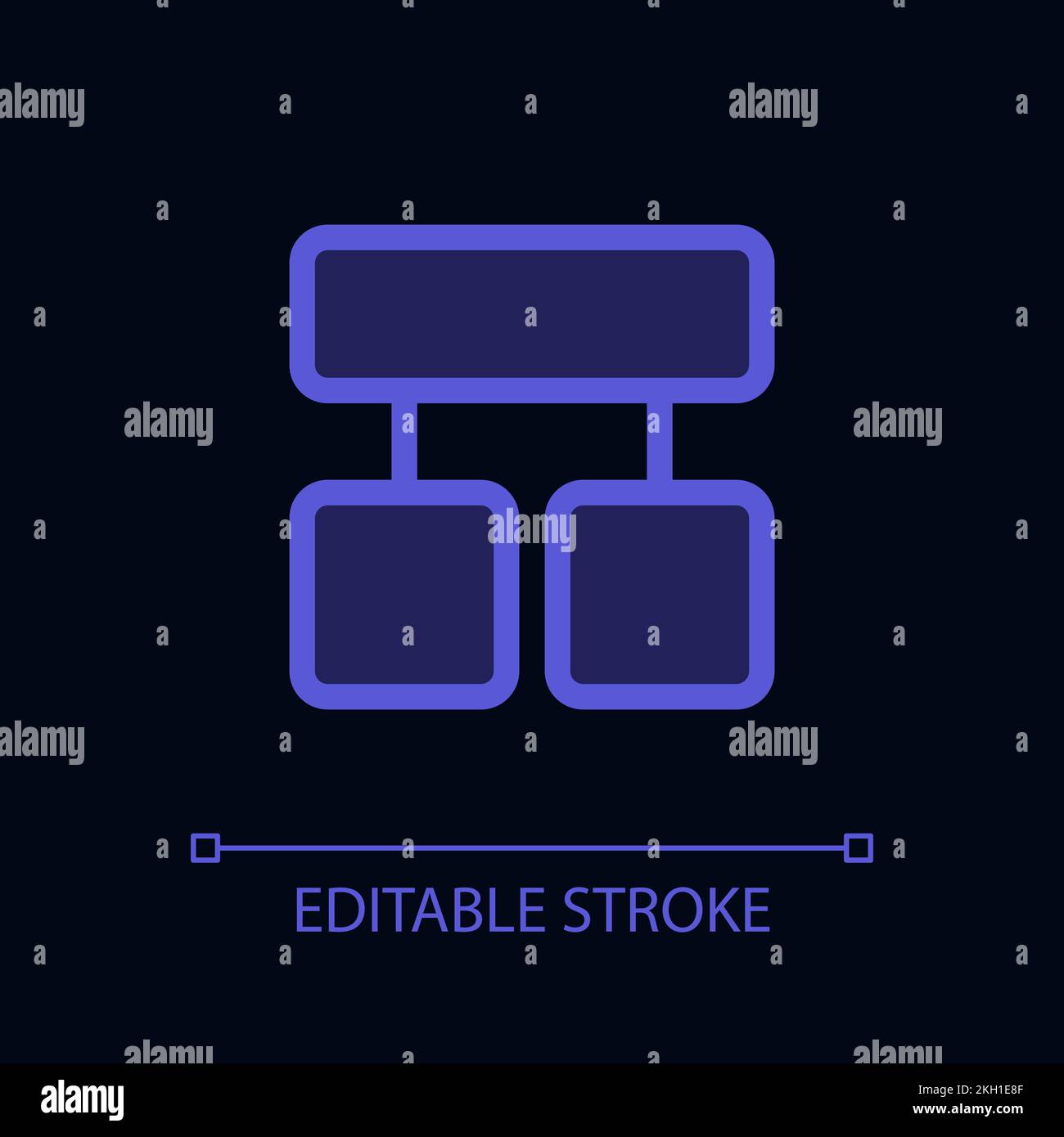 Block diagram pixel perfect glassmorphism ui icon for dark theme Stock Vector Image & Art - Alamy