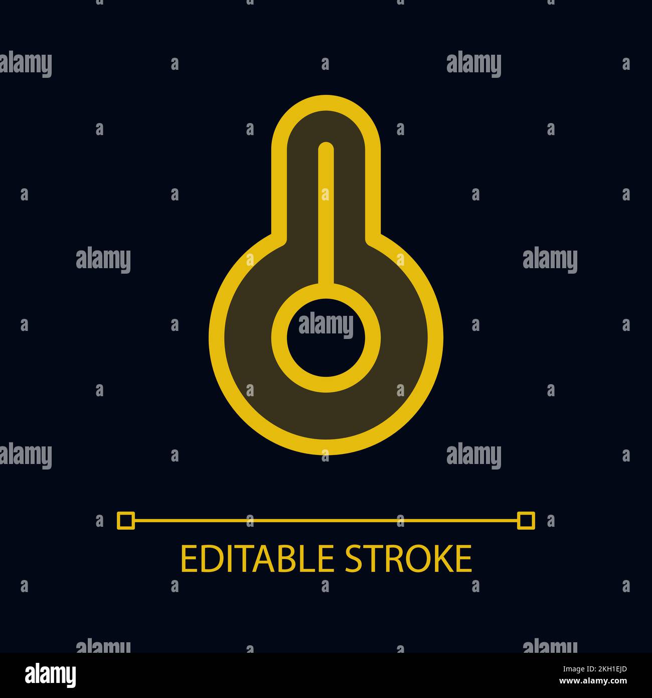 Temperature thermometer pixel perfect glassmorphism ui icon for dark ...