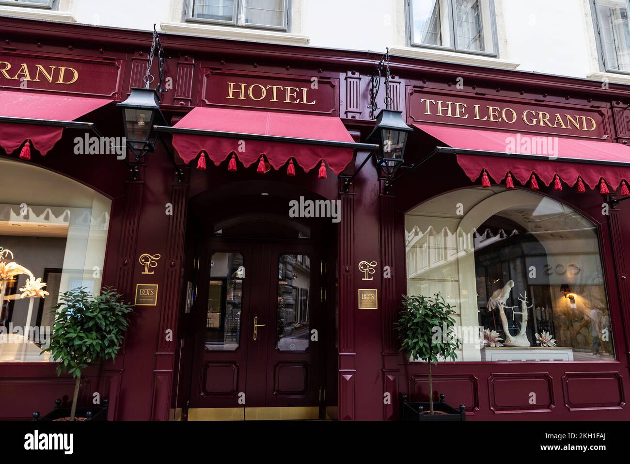 Vienna, Austria - October 14, 2022: Facade of the The Leo Grand Hotel ...