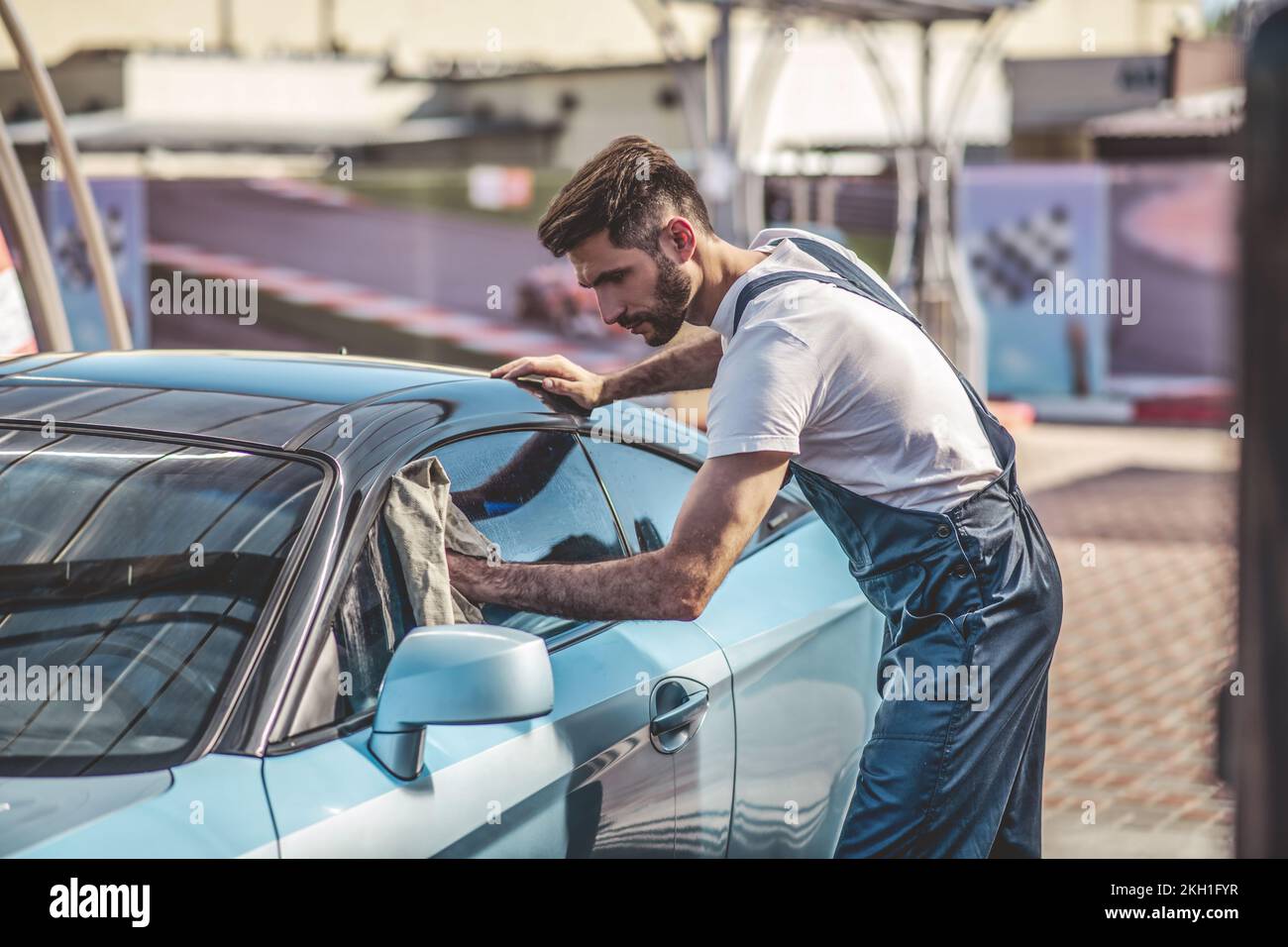 Cleaning you motor hi-res stock photography and images - Alamy