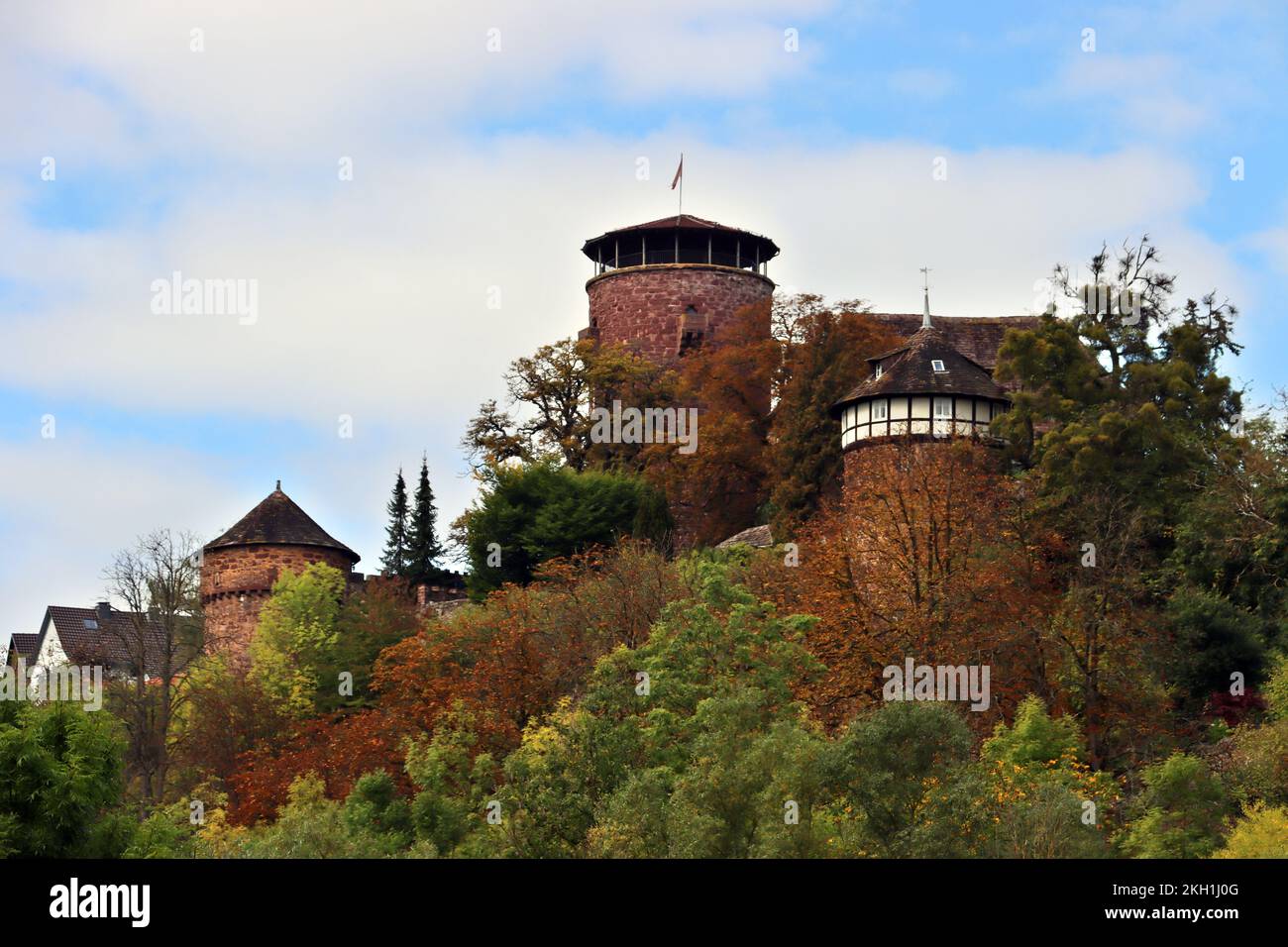 historische Trendelburg in der gleichnamigen Stadt, Hessen, Deutschland ...
