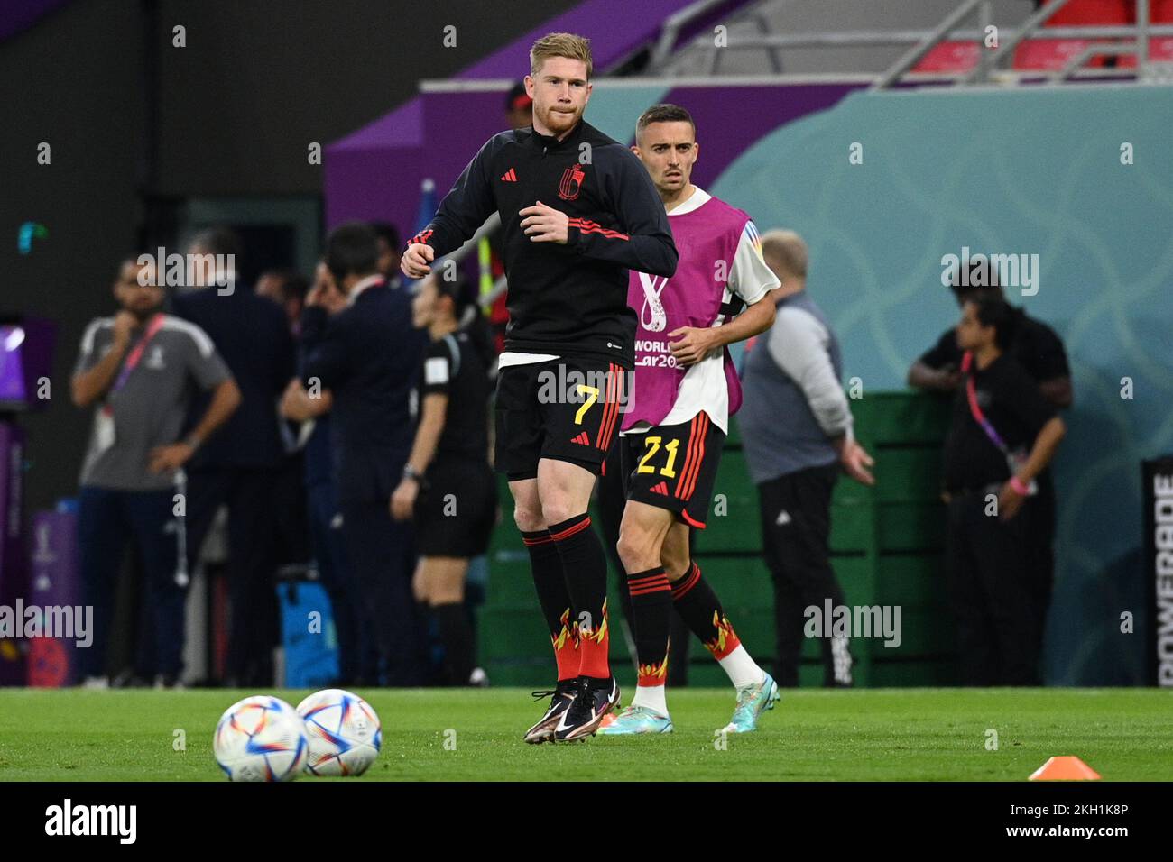 Doha, Qatar. 23rd Nov, 2022. Estádio Ahmed bin Ali Kevin De Bruyne ...