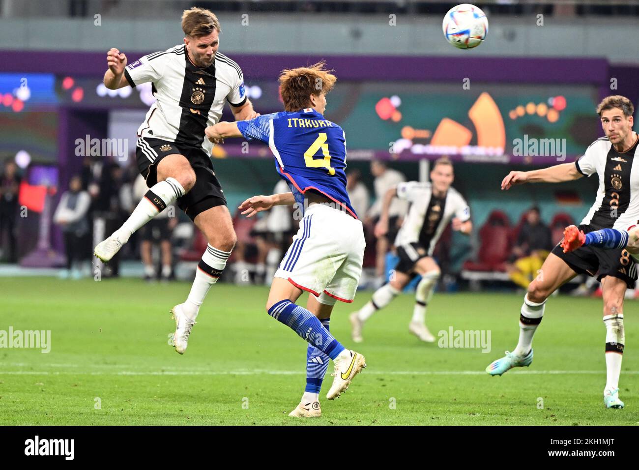 Al Rajjan, Qatar. 23rd Nov, 2022. Soccer, World Cup, Germany - Japan ...