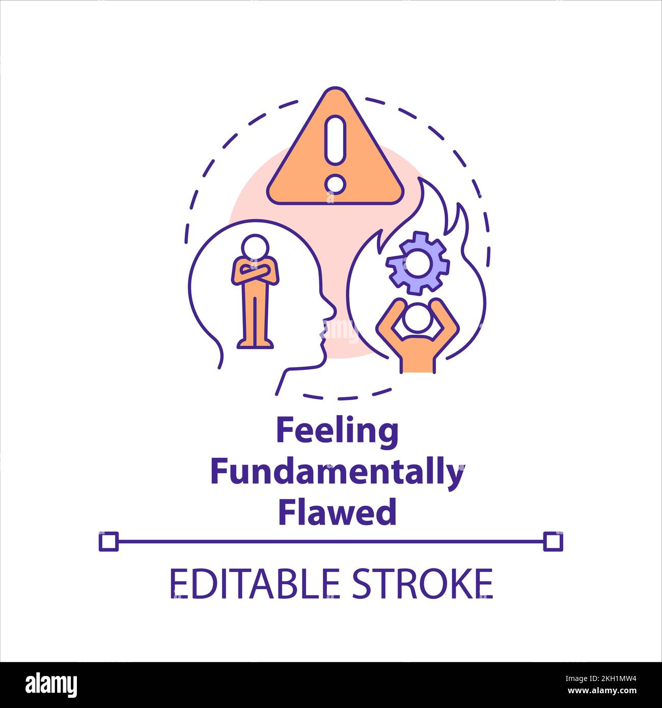 Feel fear Stock Vector Images - Alamy