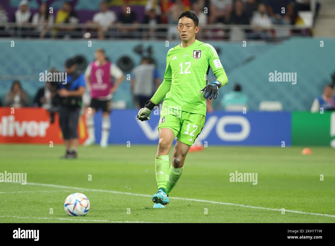Japan goalkeeper Shuichi Gonda during the FIFA World Cup 2022, Group E ...