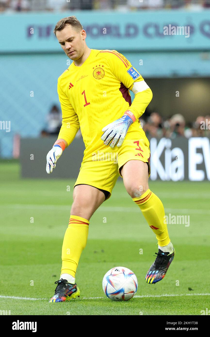 Germany goalkeeper Manuel Neuer during the FIFA World Cup 2022, Group E ...
