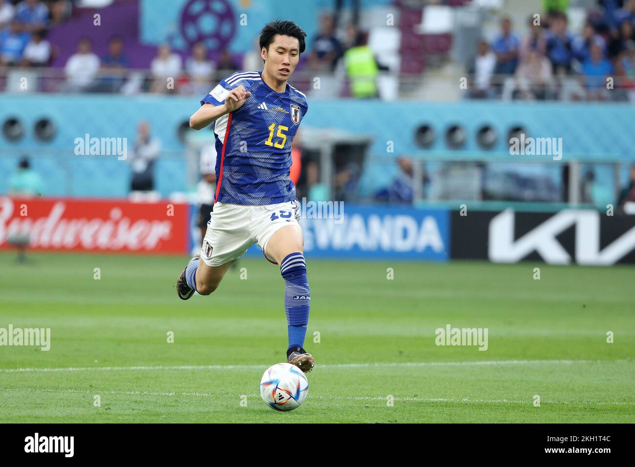 Daichi Kamada of Japan during the FIFA World Cup 2022, Group E football ...