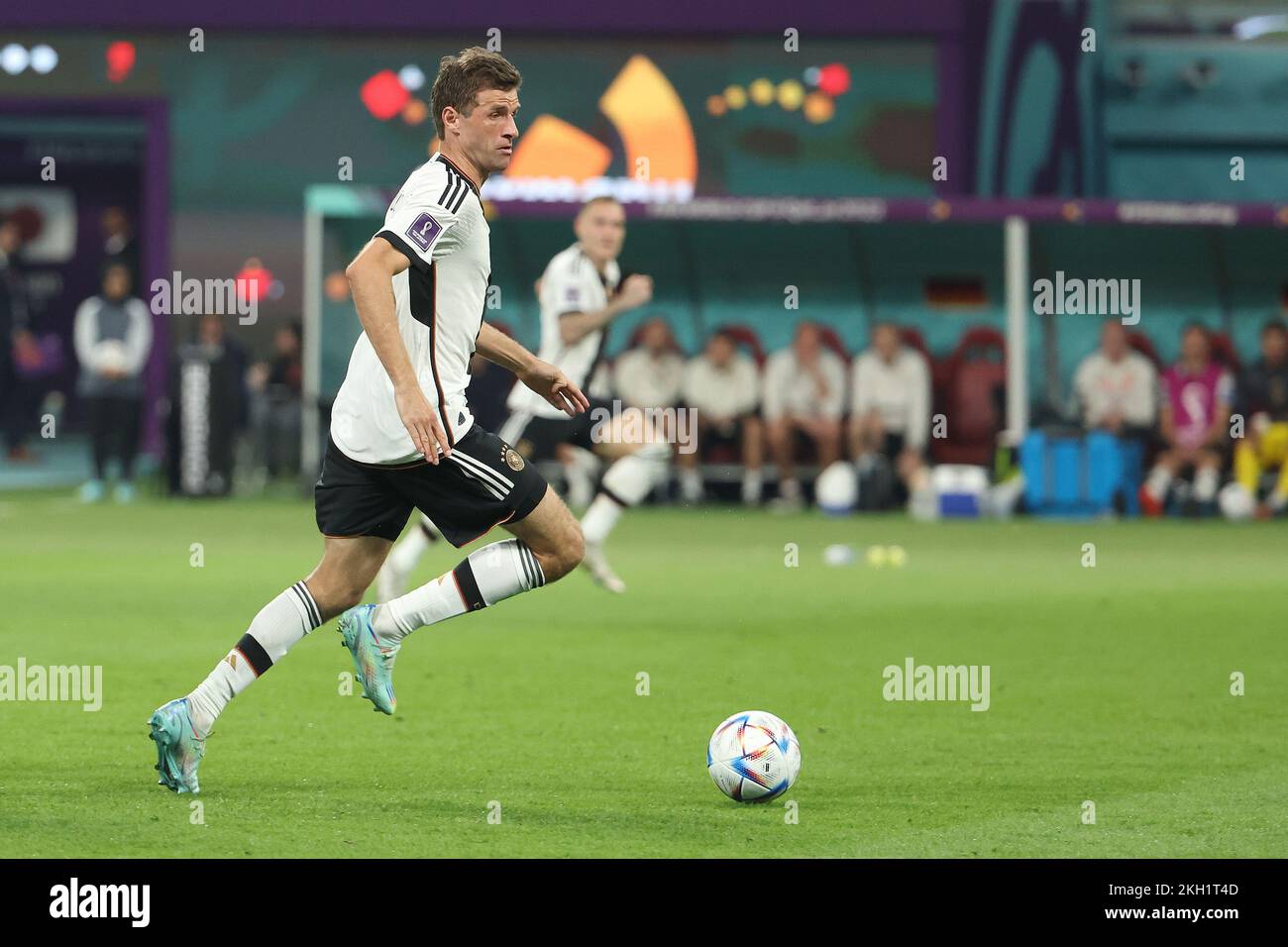 Thomas Muller of Germany during the FIFA World Cup 2022, Group E ...