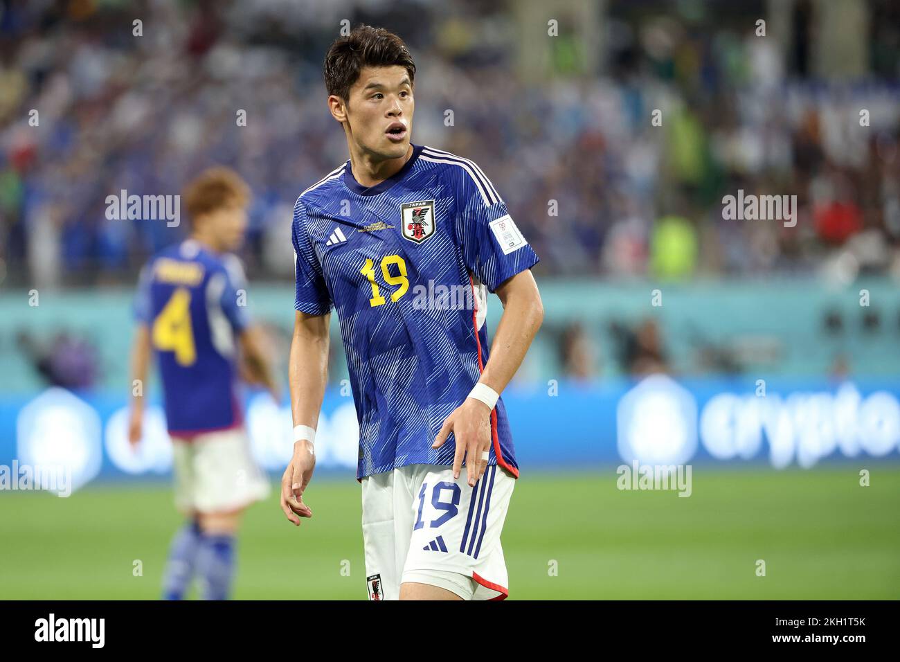 Hiroki Sakai of Japan during the FIFA World Cup 2022, Group E football ...