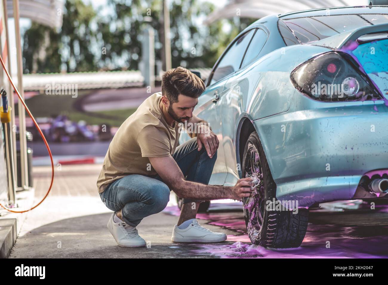 Rear detailer hi-res stock photography and images - Alamy