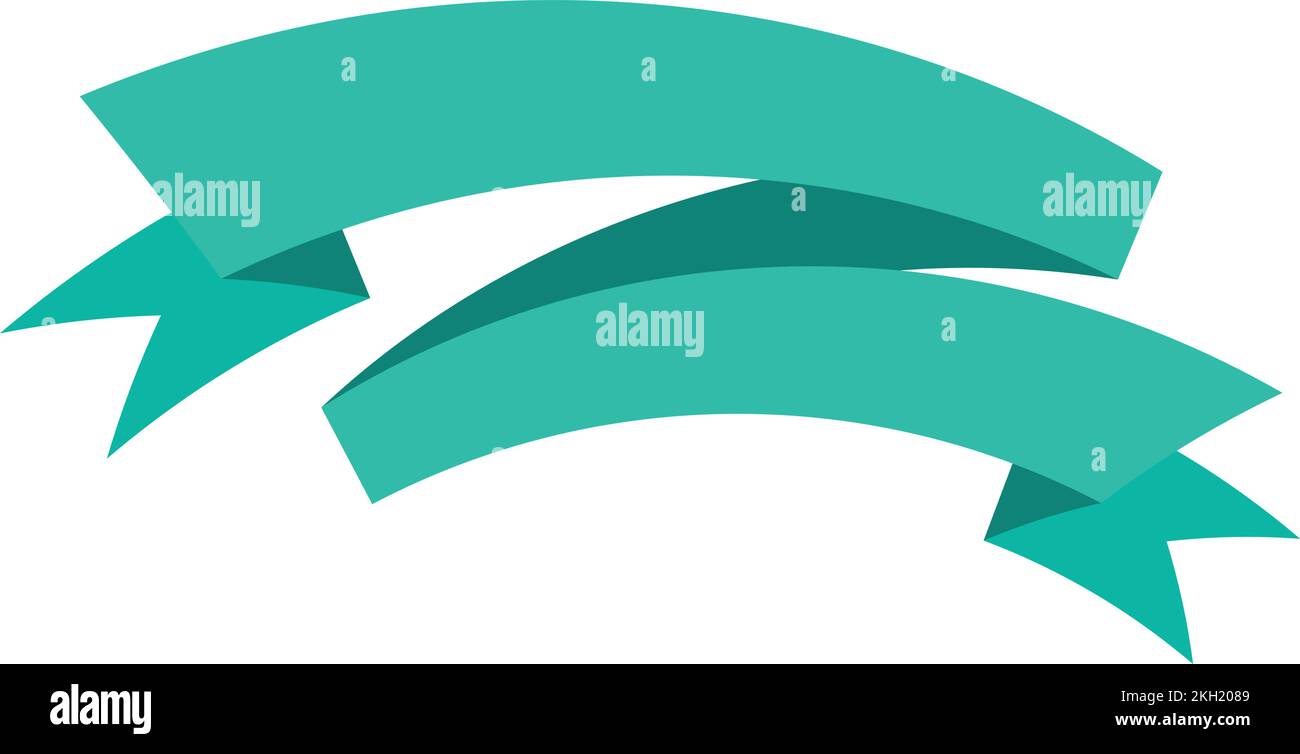 Ribbon label. Folded paper banner. Decorative element Stock Vector ...