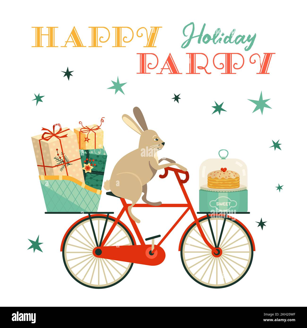 Deliver presents Stock Vector Images - Alamy