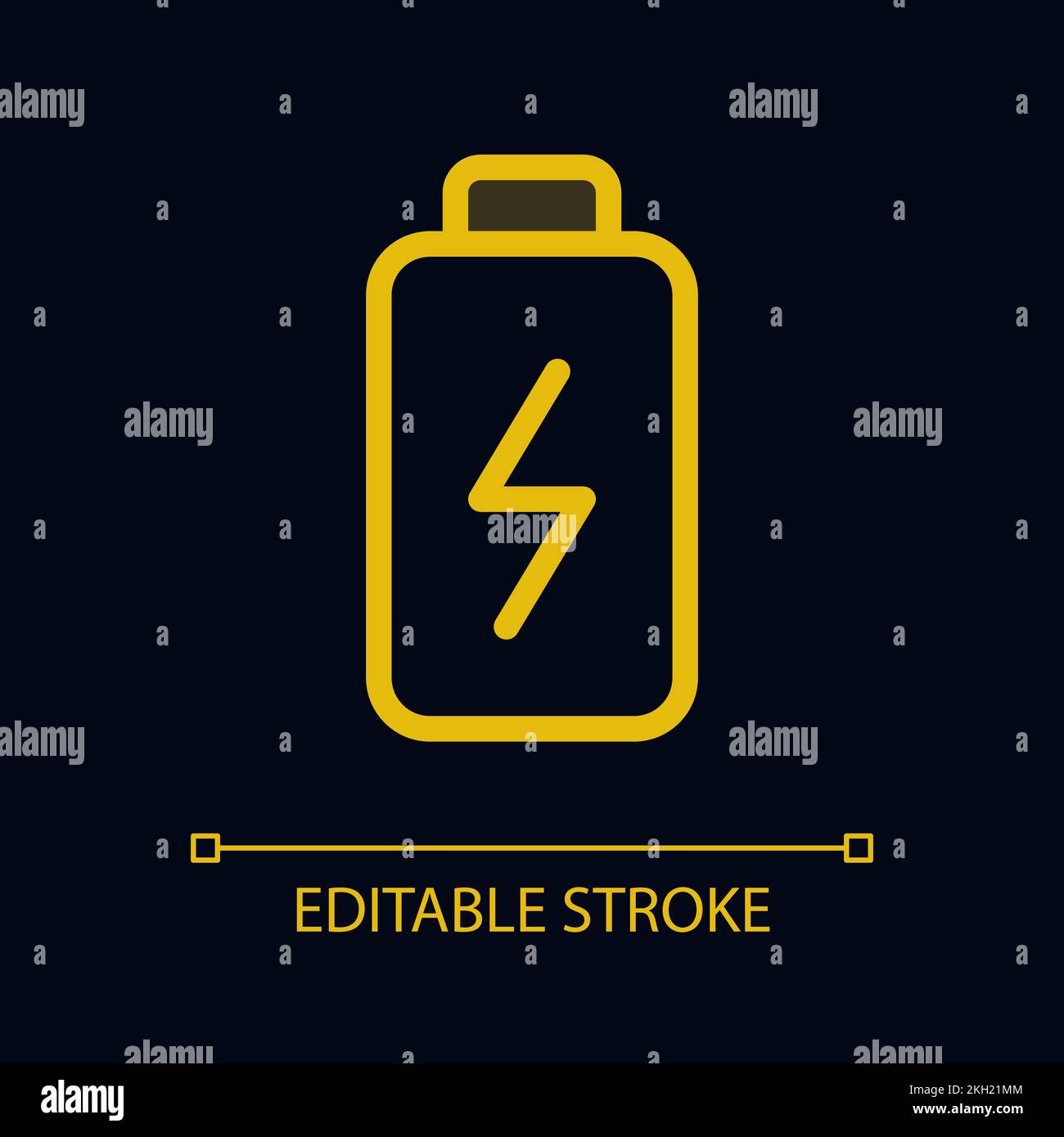 Battery pixel perfect glassmorphism ui icon for dark theme Stock Vector ...