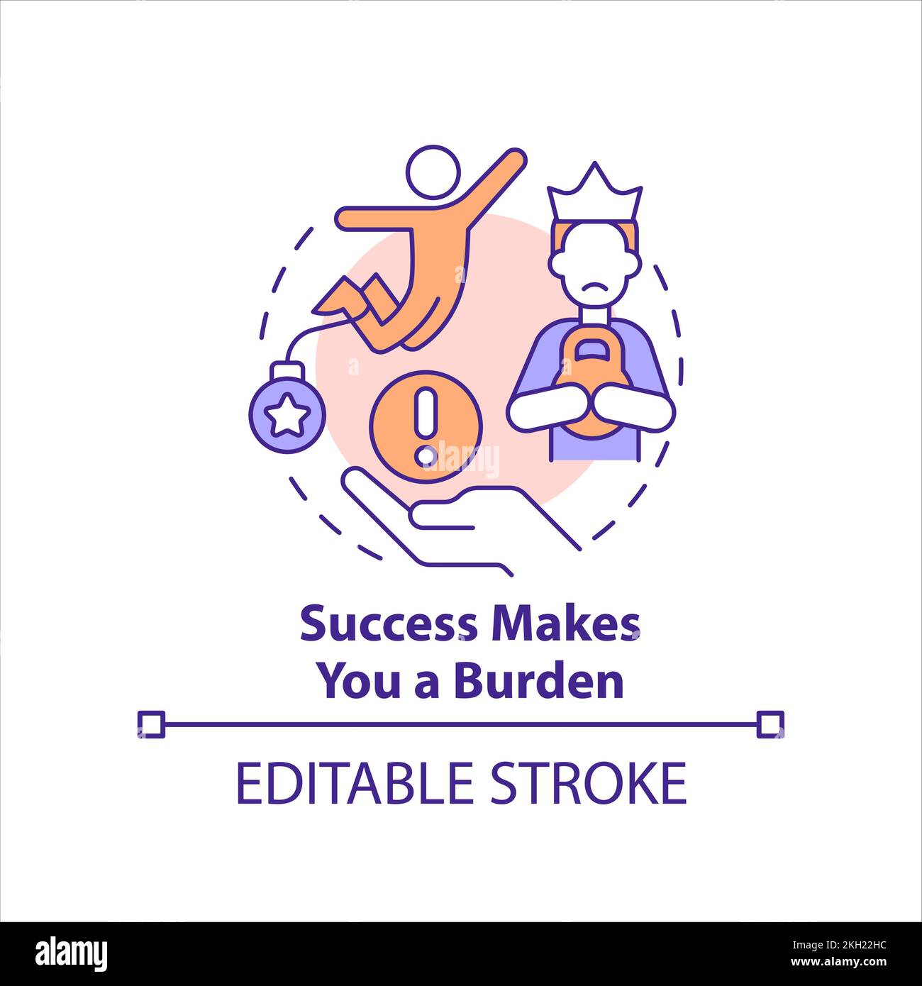 Mental barrier Stock Vector Images - Alamy