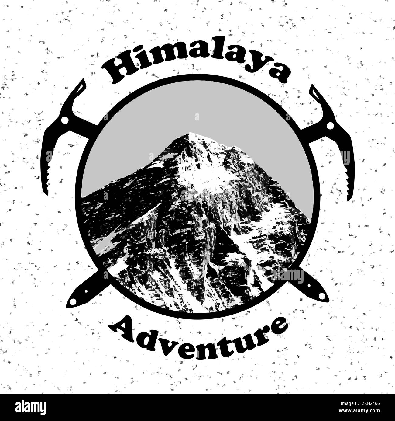 Vector illustation logo of Mount Everest, himalayas mountains, Nepal ... Vector illustation logo of Mount Everest, himalayas mountains, Nepal ...